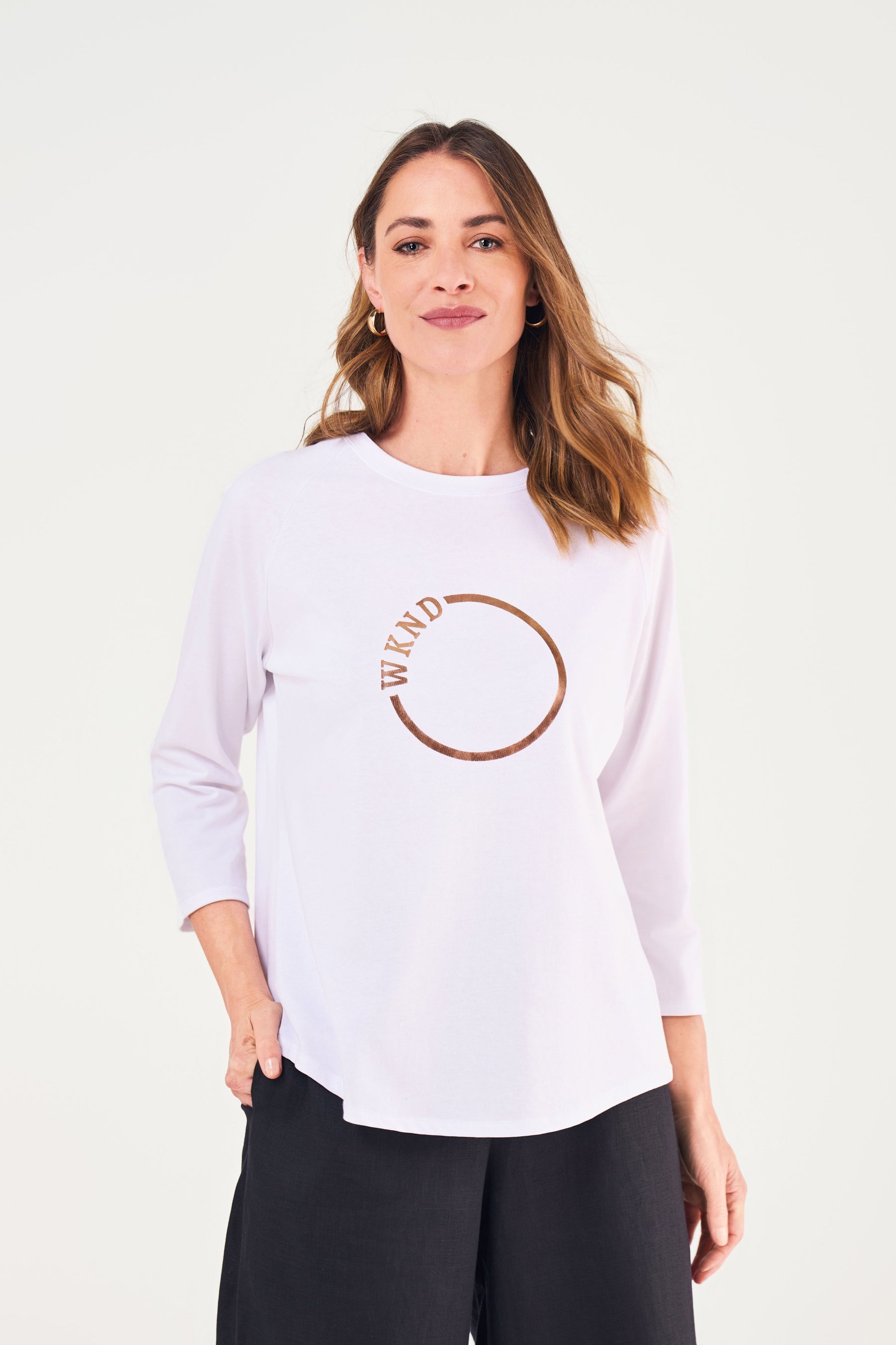 Basic Long Sleeve Tops | Long Sleeve Cotton Tops - TIRELLI