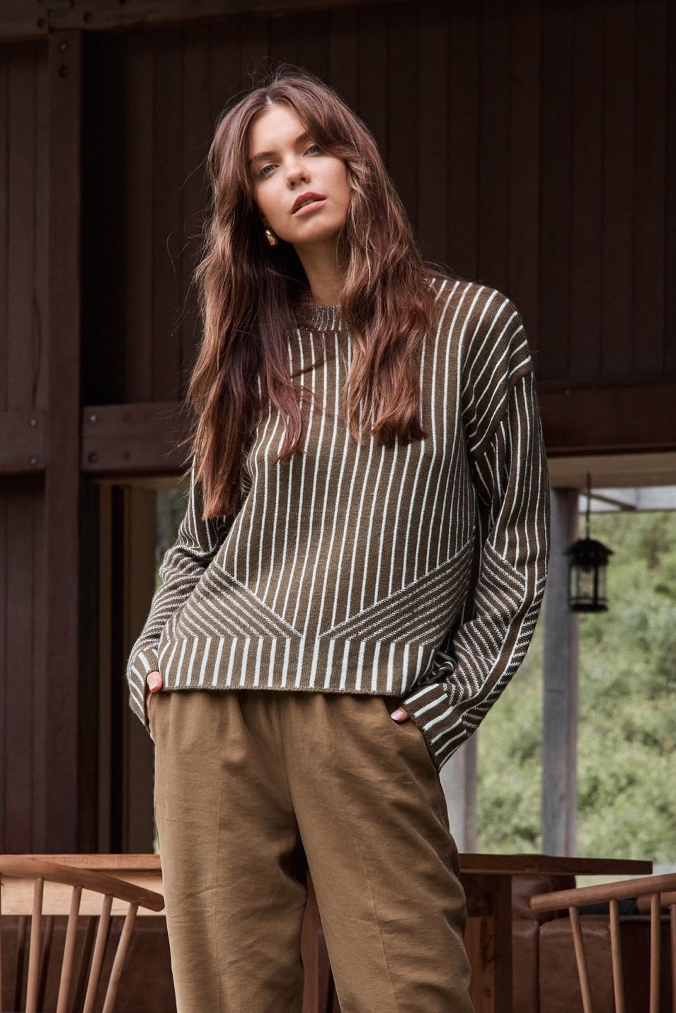 Knitwear | Cable Knit Sweater | Tirelli - TIRELLI