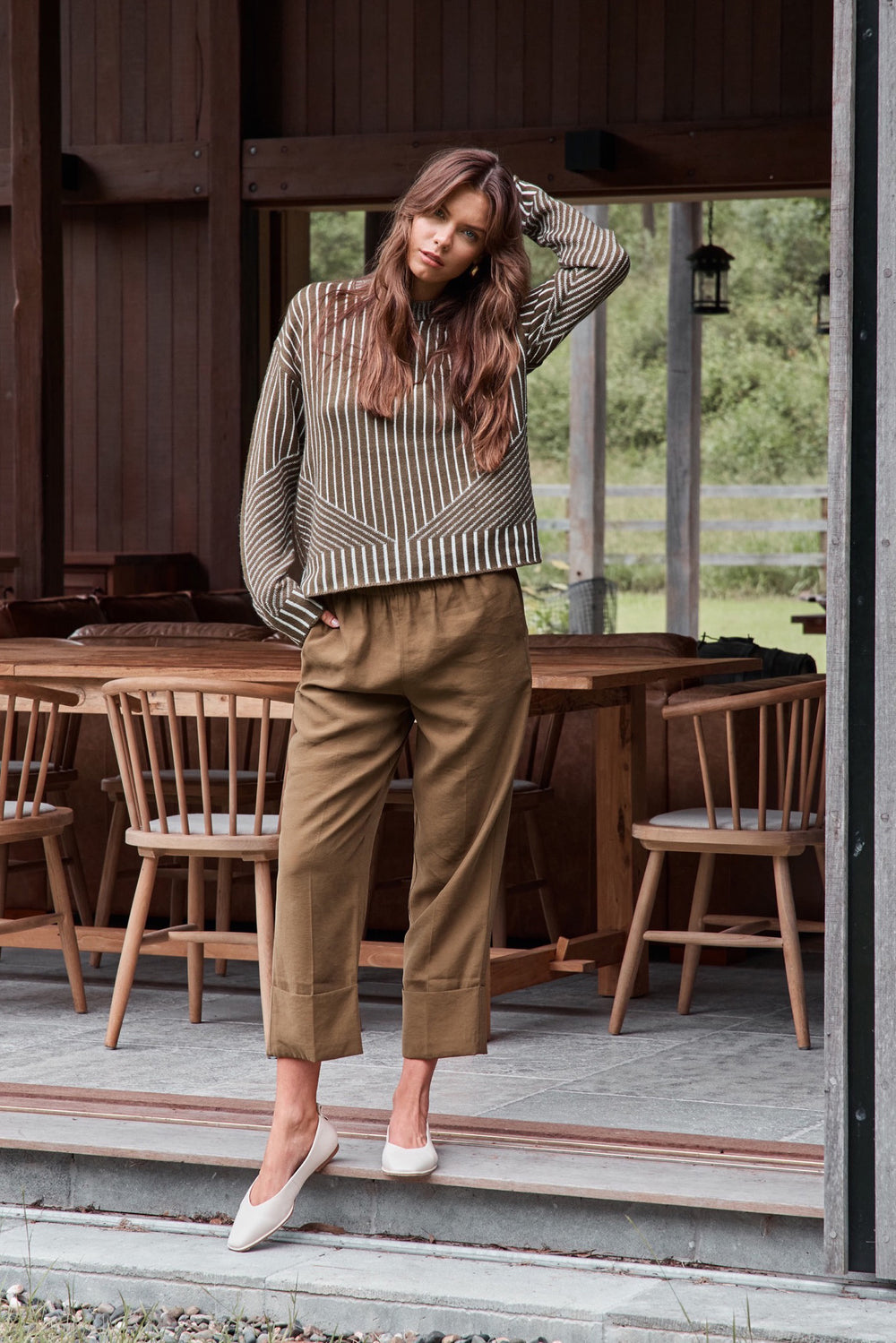 Knitwear | Cable Knit Sweater | Tirelli - TIRELLI